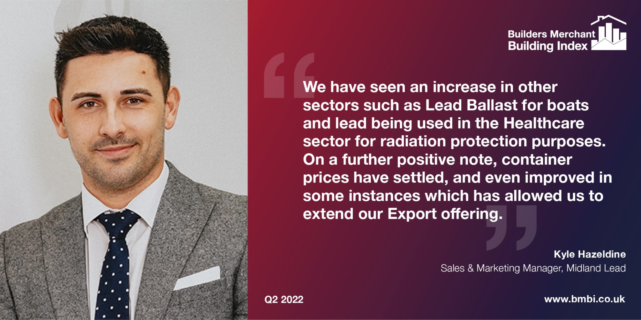 BMBI gives an insight into the lead industry - Midland Lead