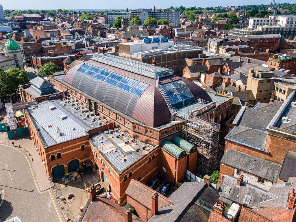 Grade II listed Victorian Market Hall - Derby Market Hall Re-roofing ...
